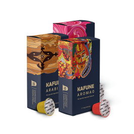 Pachet Kafune Capsule compatibile NSP - 120 Arabica + 120 Aromao +120 Light