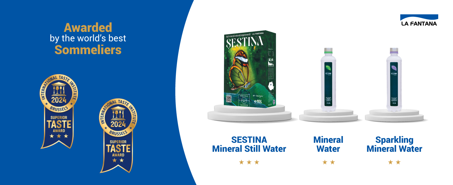 La Fântâna primește trei certificări Taste Awards